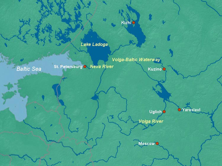 Russia Map River